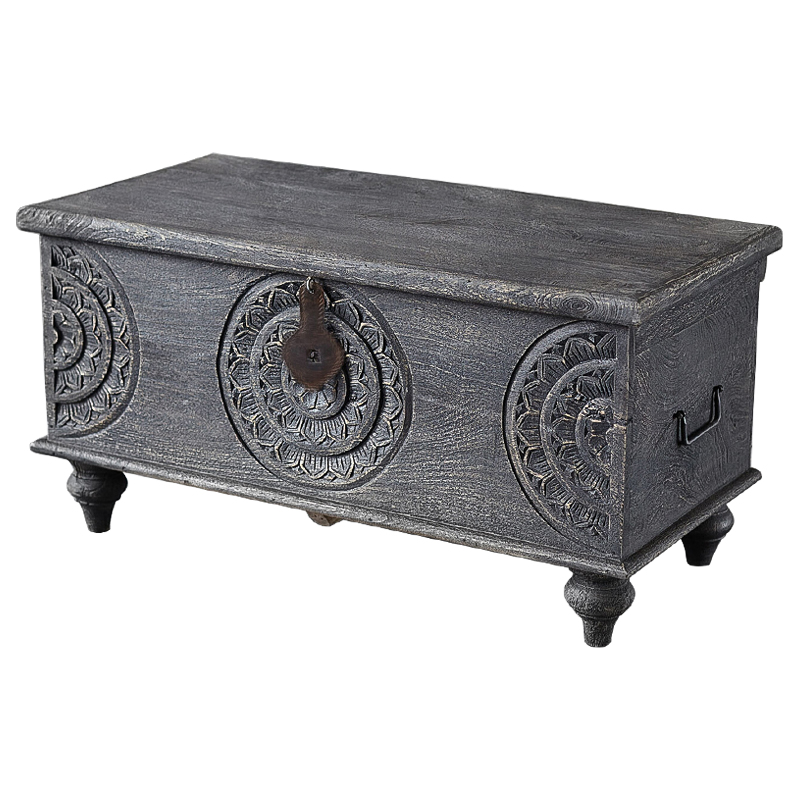 Сундук резной Tushar Carved Wood Chest по цене 79 700 руб. купить в ...
