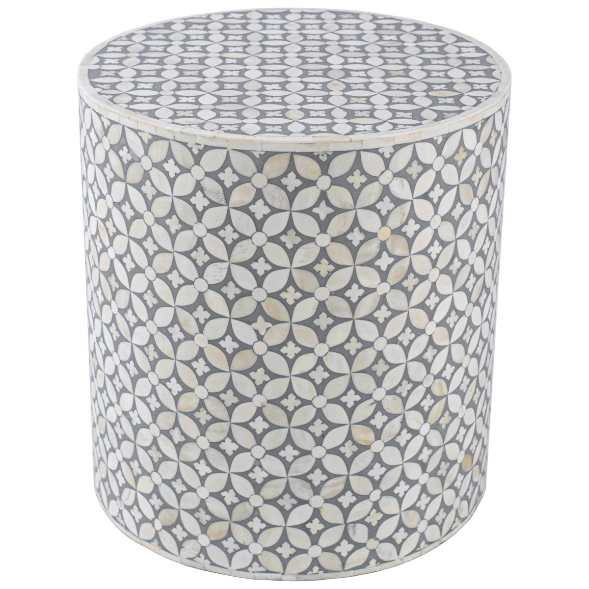 Табурет BONE INLAY Modern Round bone Inlay Geometry Design Stool по ...