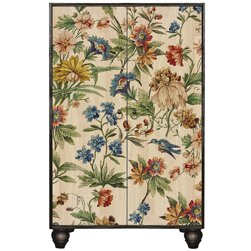 Шкаф с цветочным изображением на дверцах Floral Print Cabinet по цене ...